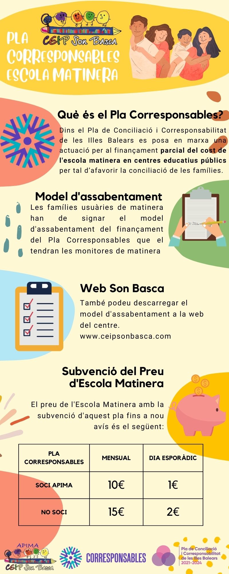 Pla “Corresponsables” Escola Matinera | CEIP Son Basca